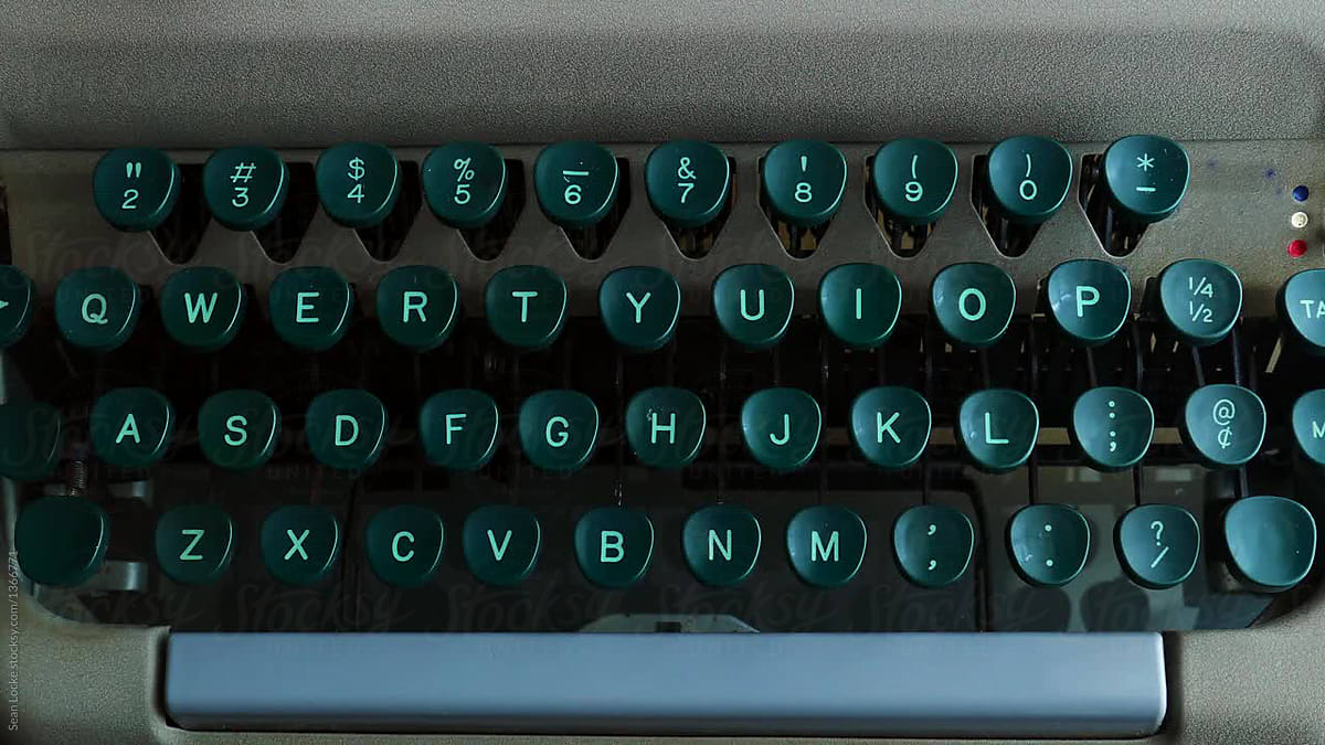 "Typewriter: Anonymous Hands Typing Out Words" by Stocksy Contributor ...