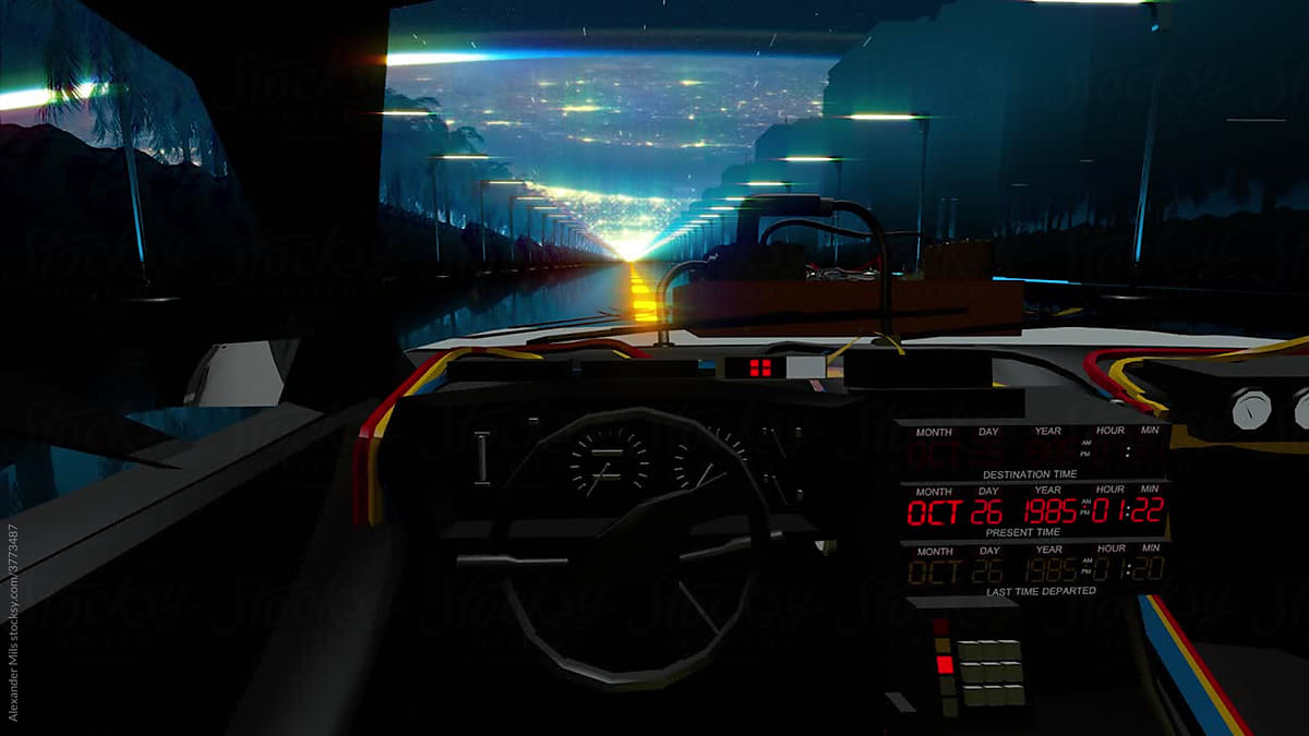 "Retro Futuristic Style Drive" by Stocksy Contributor "Alexander Mils ...