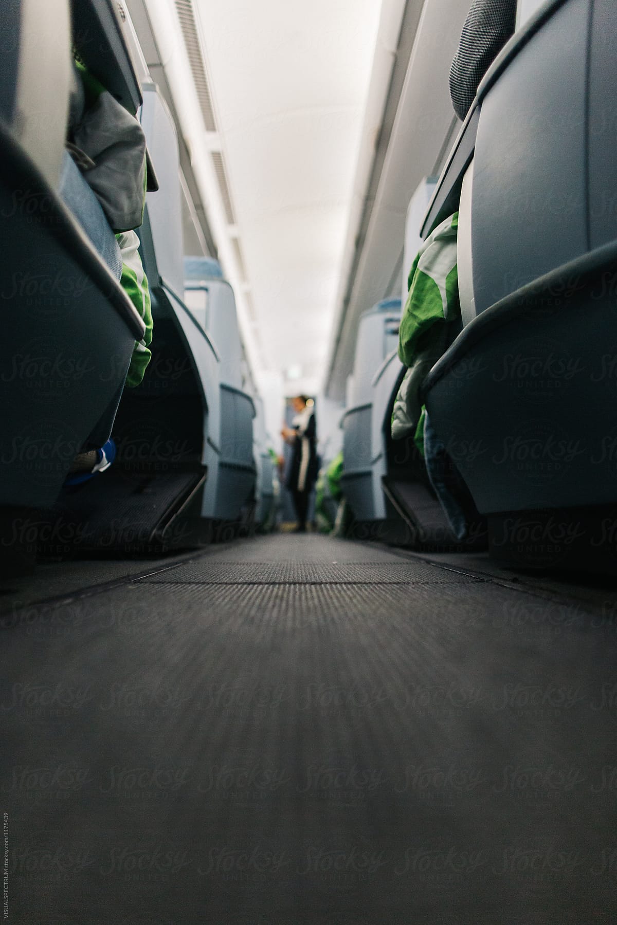 "Aisle In Business Class Inside An Aircraft" by Stocksy Contributor ...