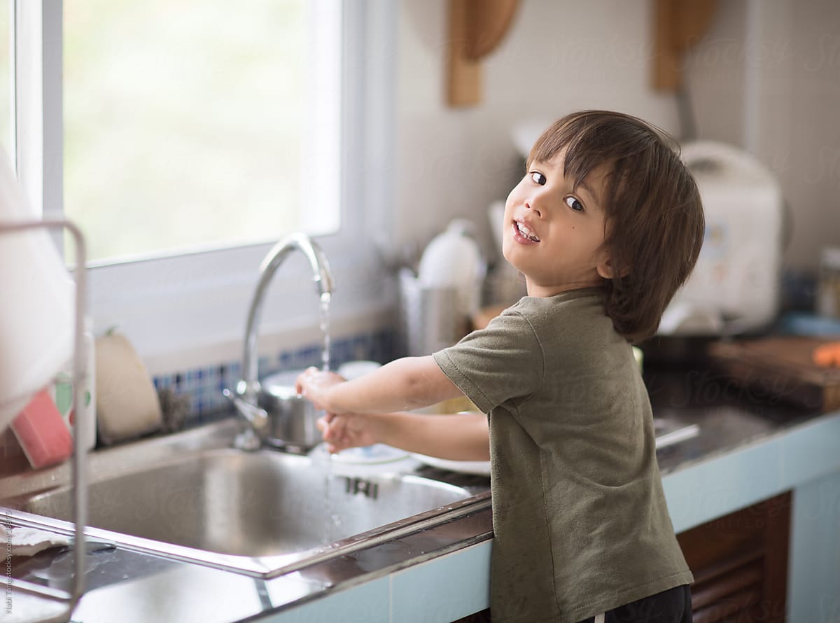Little Boy In The Kitchen By Nabi Tang Little Boy In The Kitchen By Nabi Tang