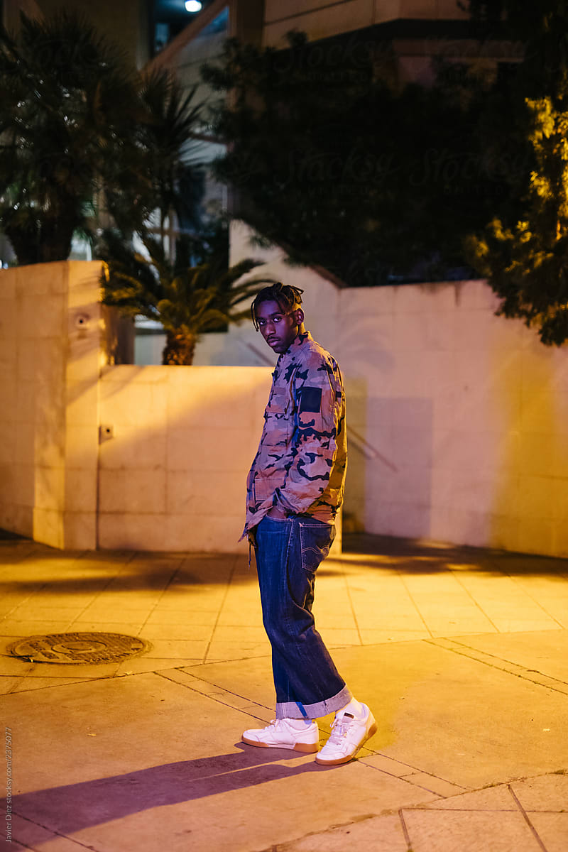 Black Man At Night