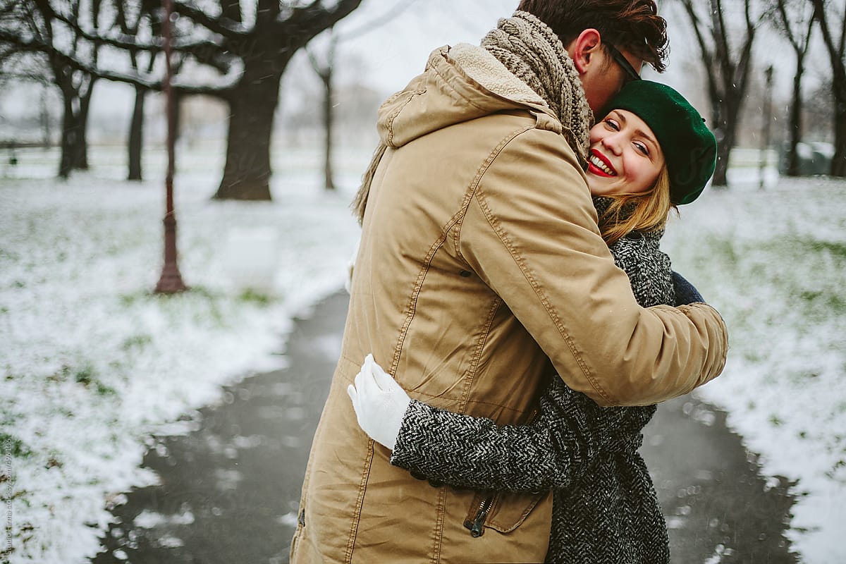 "Love Winter Couple." by Stocksy Contributor "Studio Firma" - Stocksy