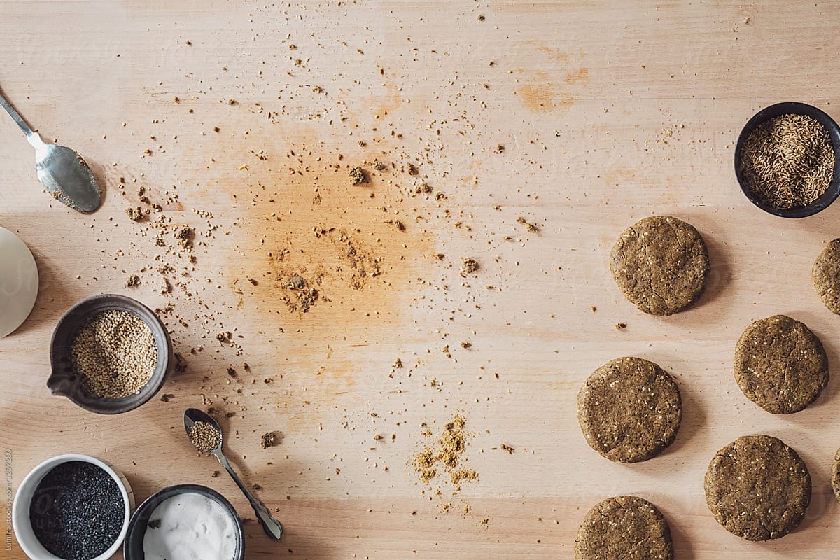 "Messy Kitchen Table" by Stocksy Contributor "Lumina" - Stocksy