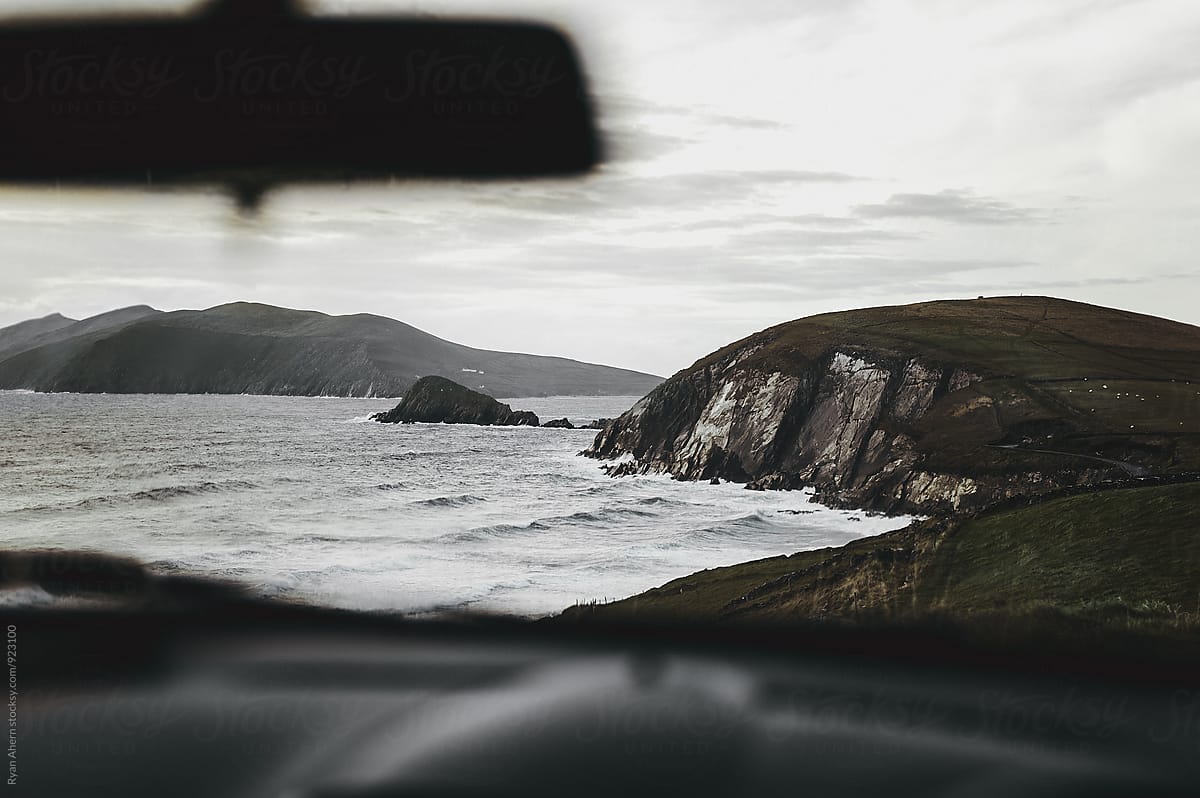 "Ocean View From The Car" by Stocksy Contributor "Ryan Ahern" - Stocksy