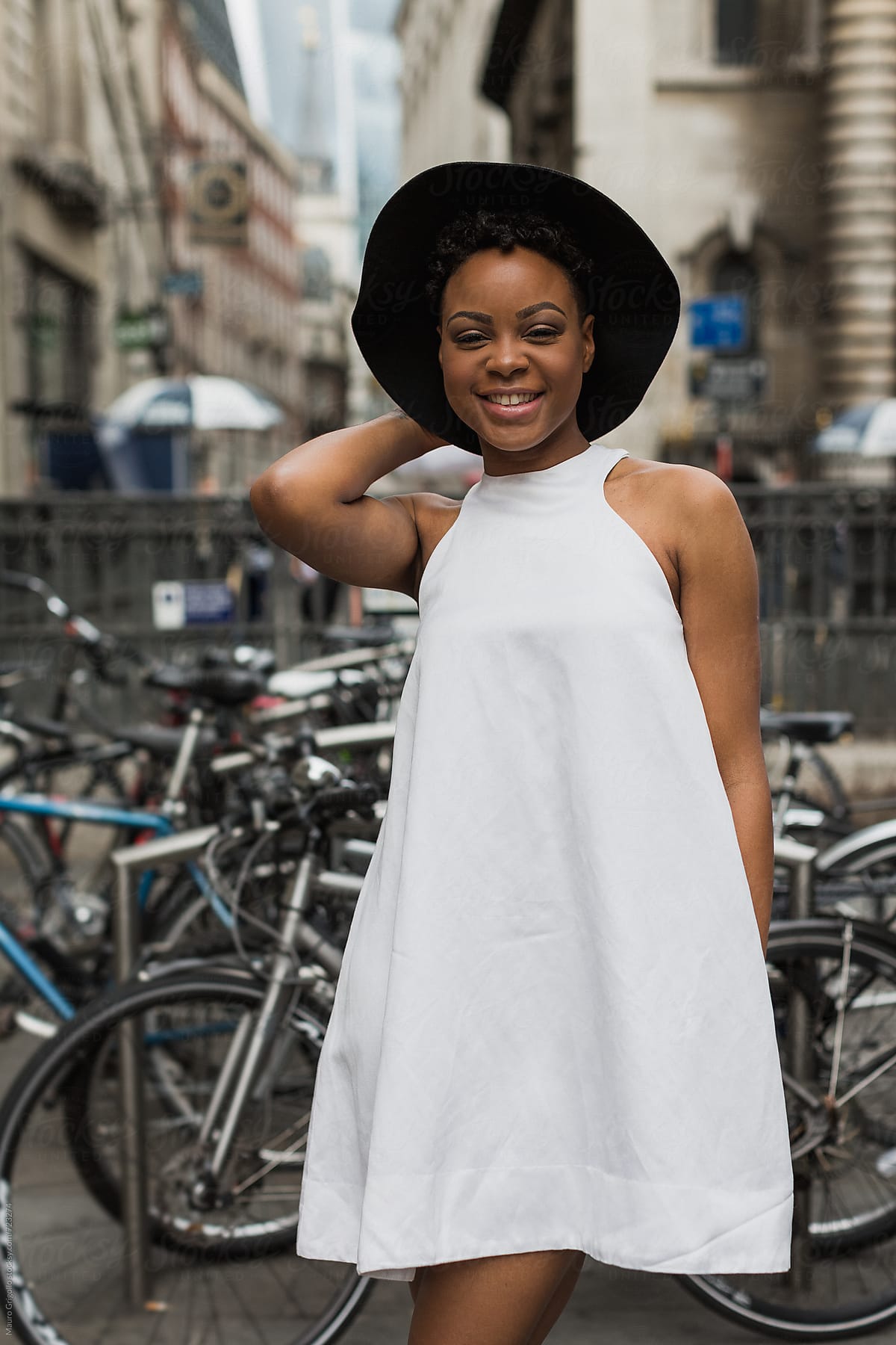 "Fashionable Happy Woman Looks At The Camera" by Stocksy Contributor ...