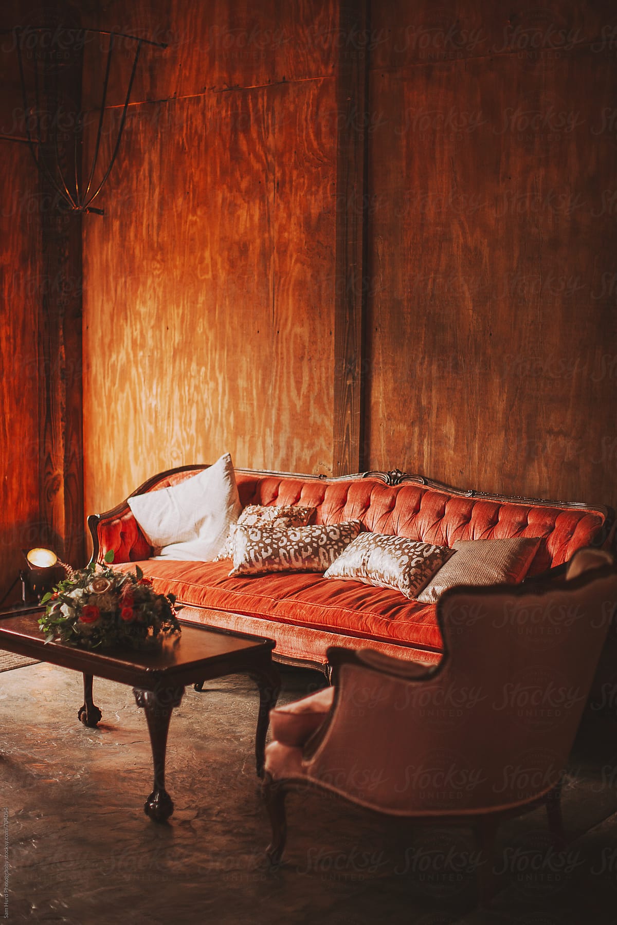 "Warm Interior Photos Of Red Couch" by Stocksy Contributor "Sam Hurd ...