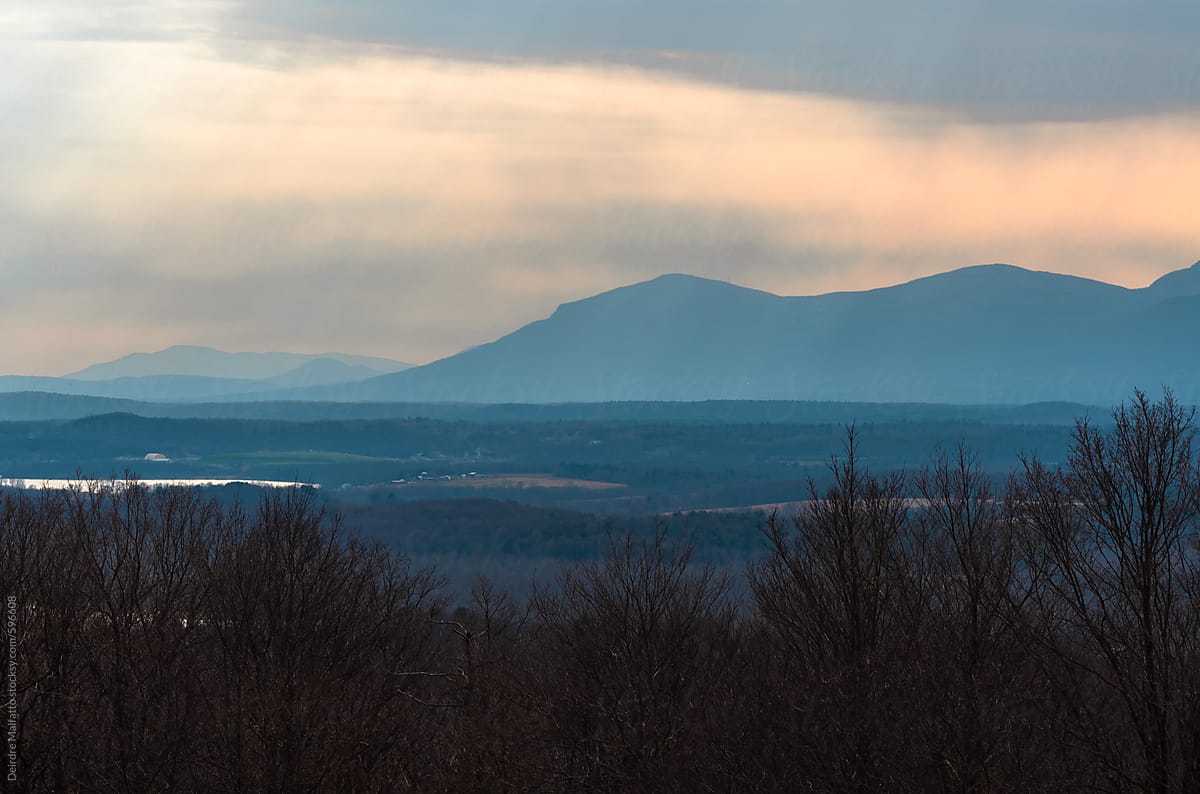 "The Hudson River Valley And Catskill Mountains Beyond" by Stocksy ...