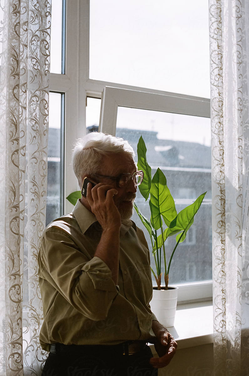 "Senior Man At Home" by Stocksy Contributor "Milles Team" - Stocksy