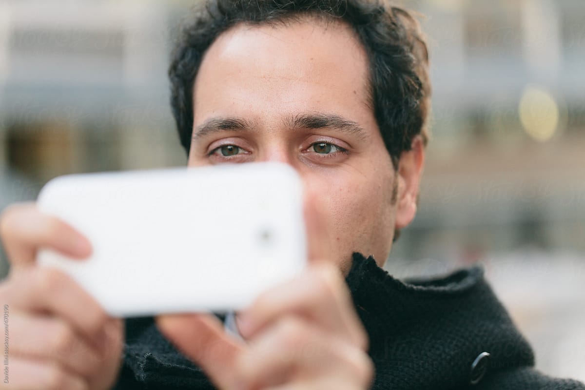 "Young Man Taking A Photo With Your Smartphone" by Stocksy Contributor ...