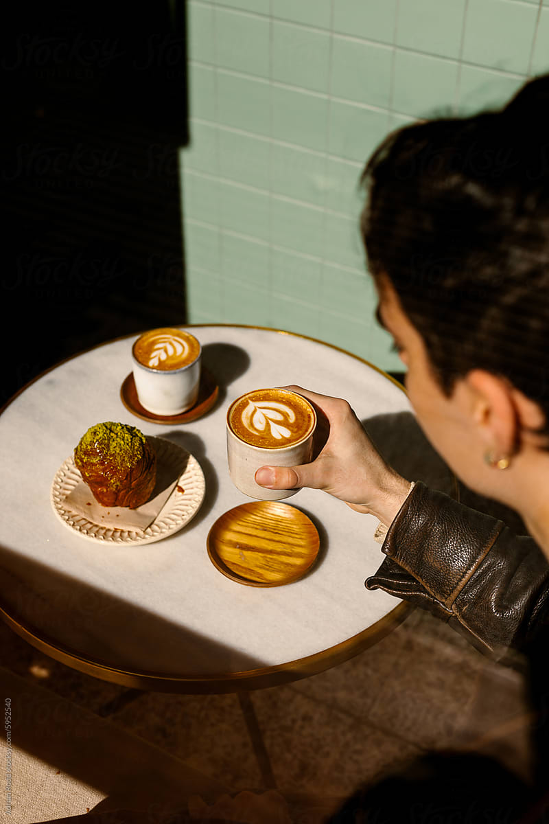 "Man Having Breakfast At A Specialty Coffee Shop" by Stocksy ...