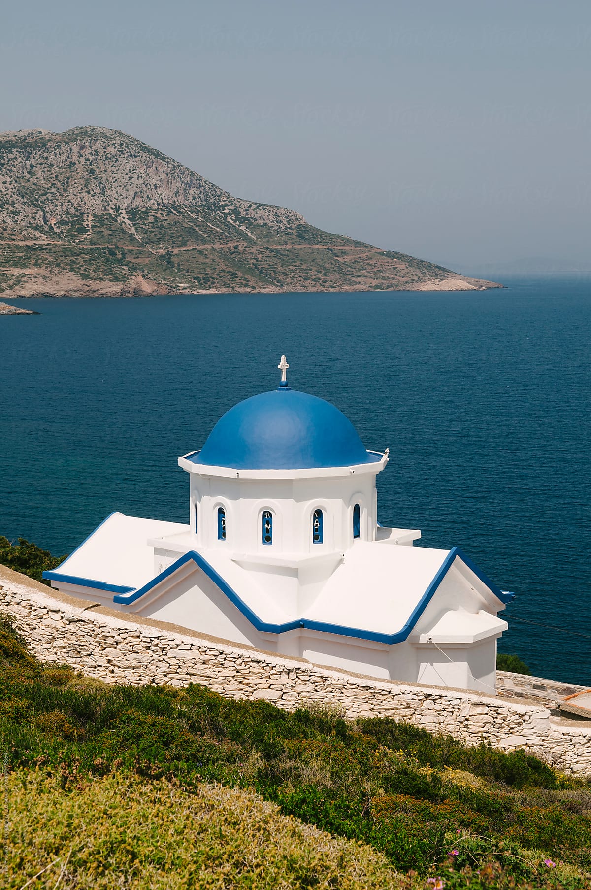 "Church, Fourni, Fourni Islands, Greece." by Stocksy Contributor ...