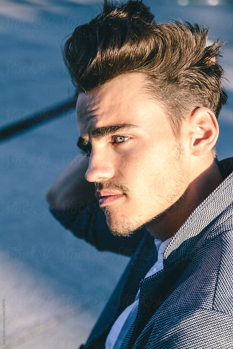 "Portrait Of Young Man At Sunset" by Stocksy Contributor "Inuk Studio ...