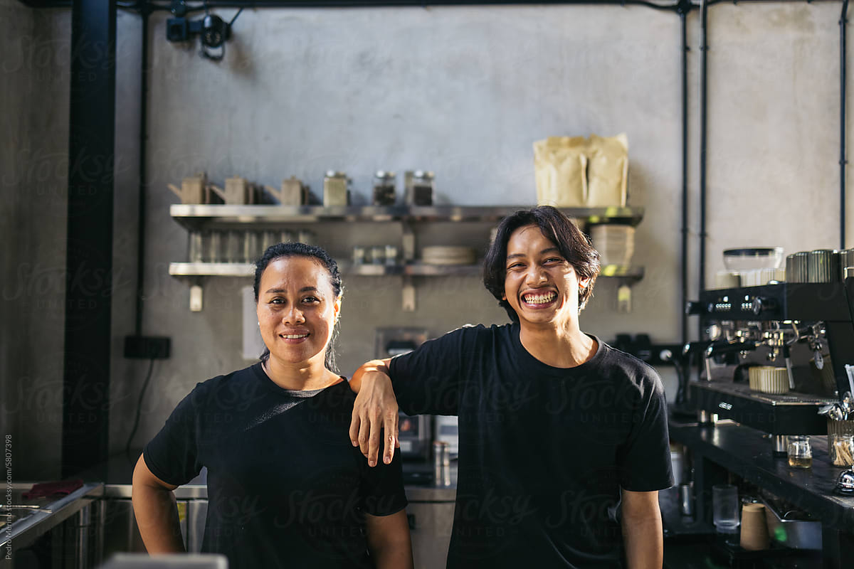 "Portrait Of The Employees Of A Coffee Shop" by Stocksy Contributor ...