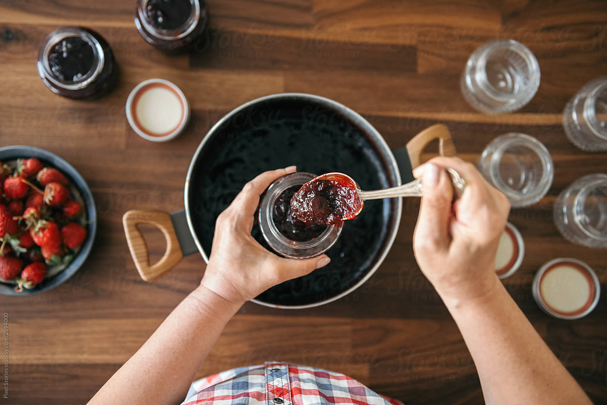 "Preparing Homemade Strawberry Jam" by Stocksy Contributor "Sibila and ...