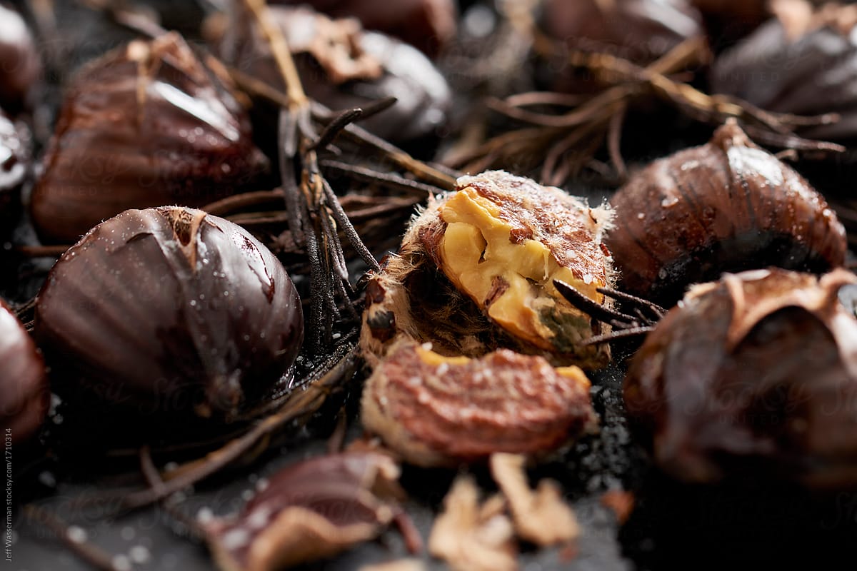 "Roasted Chestnuts With Rosemary" by Stocksy Contributor "Jeff ...