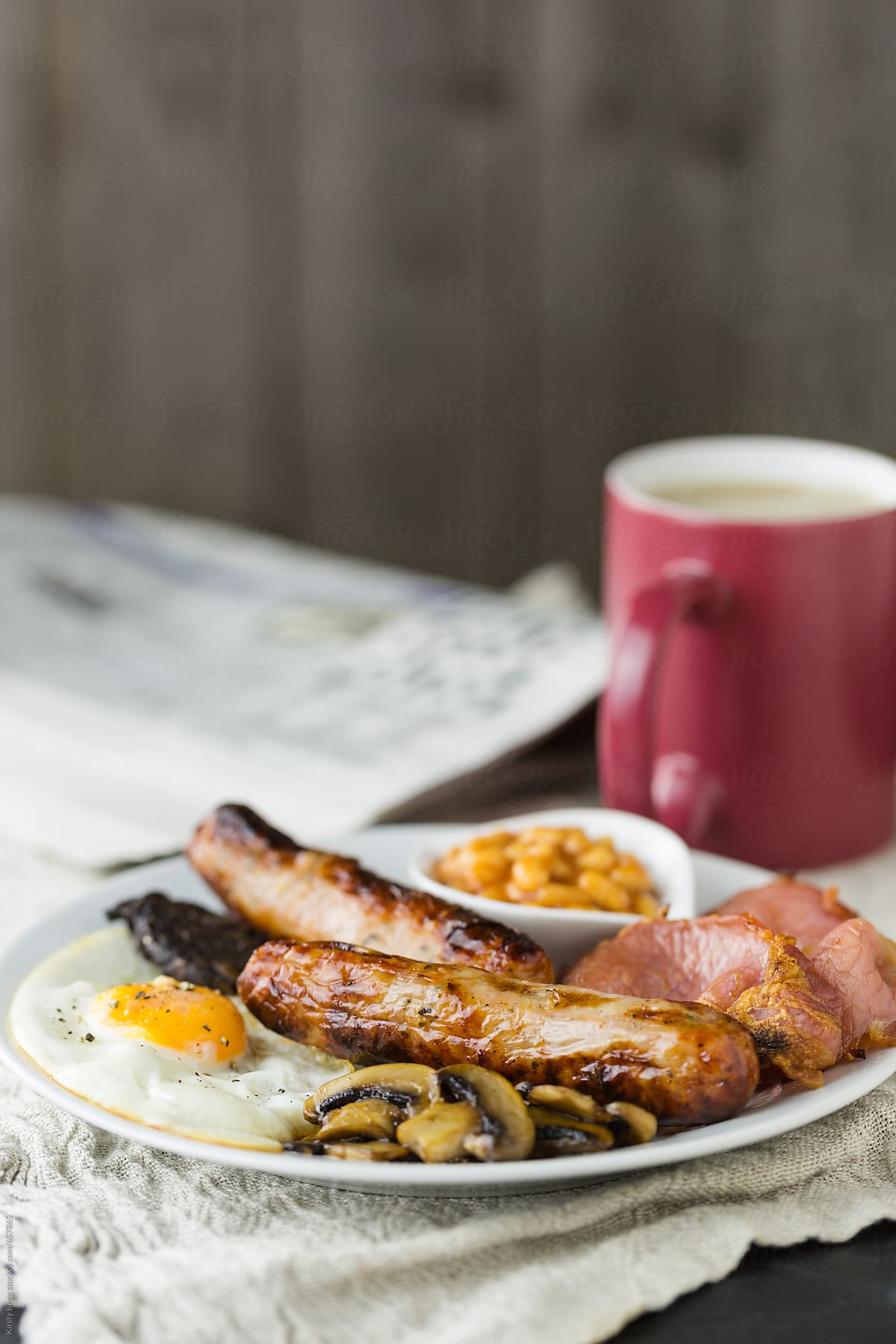 "Full English Breakfast With Tea" by Stocksy Contributor "Kirsty Begg ...
