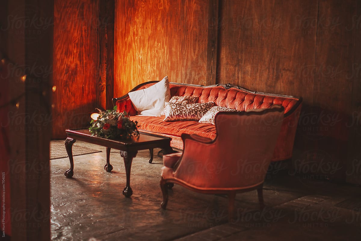 "Warm Interior Photos Of Red Couch" by Stocksy Contributor "Sam Hurd ...