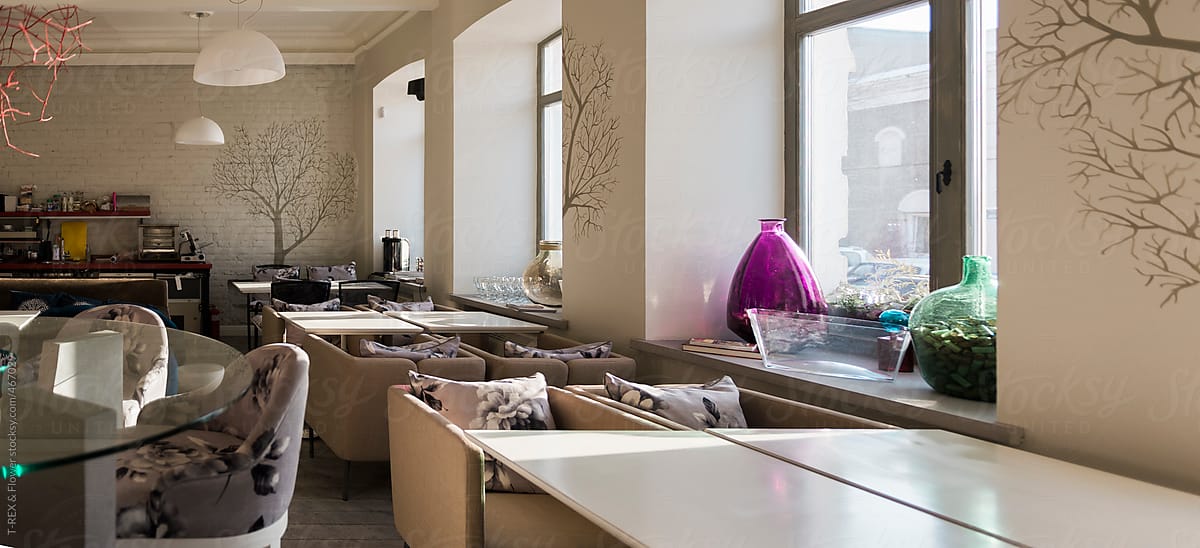 "Trendy Cafe Interior" by Stocksy Contributor "Danil Nevsky" - Stocksy