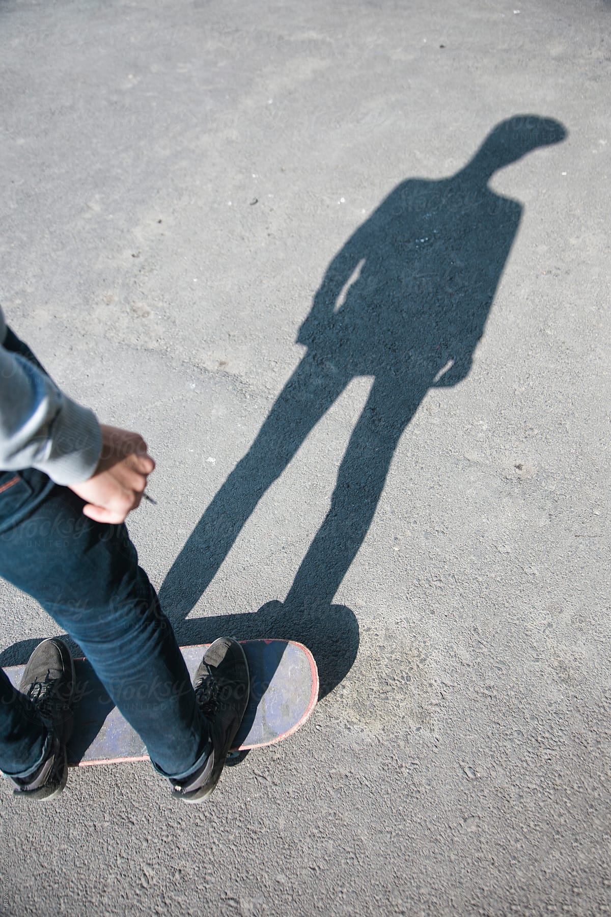 "Shadow Of Man On Skateboard" by Stocksy Contributor "Danil Nevsky ...