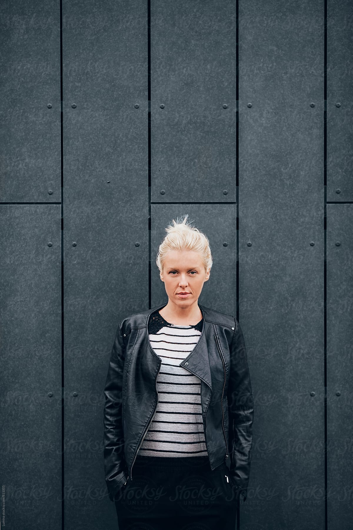 "Portrait Of A Cool Blonde Woman" by Stocksy Contributor "Lumina" - Stocksy