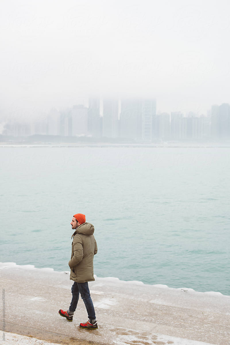 "Men In Chicago Port" by Stocksy Contributor "Javier Márquez " - Stocksy