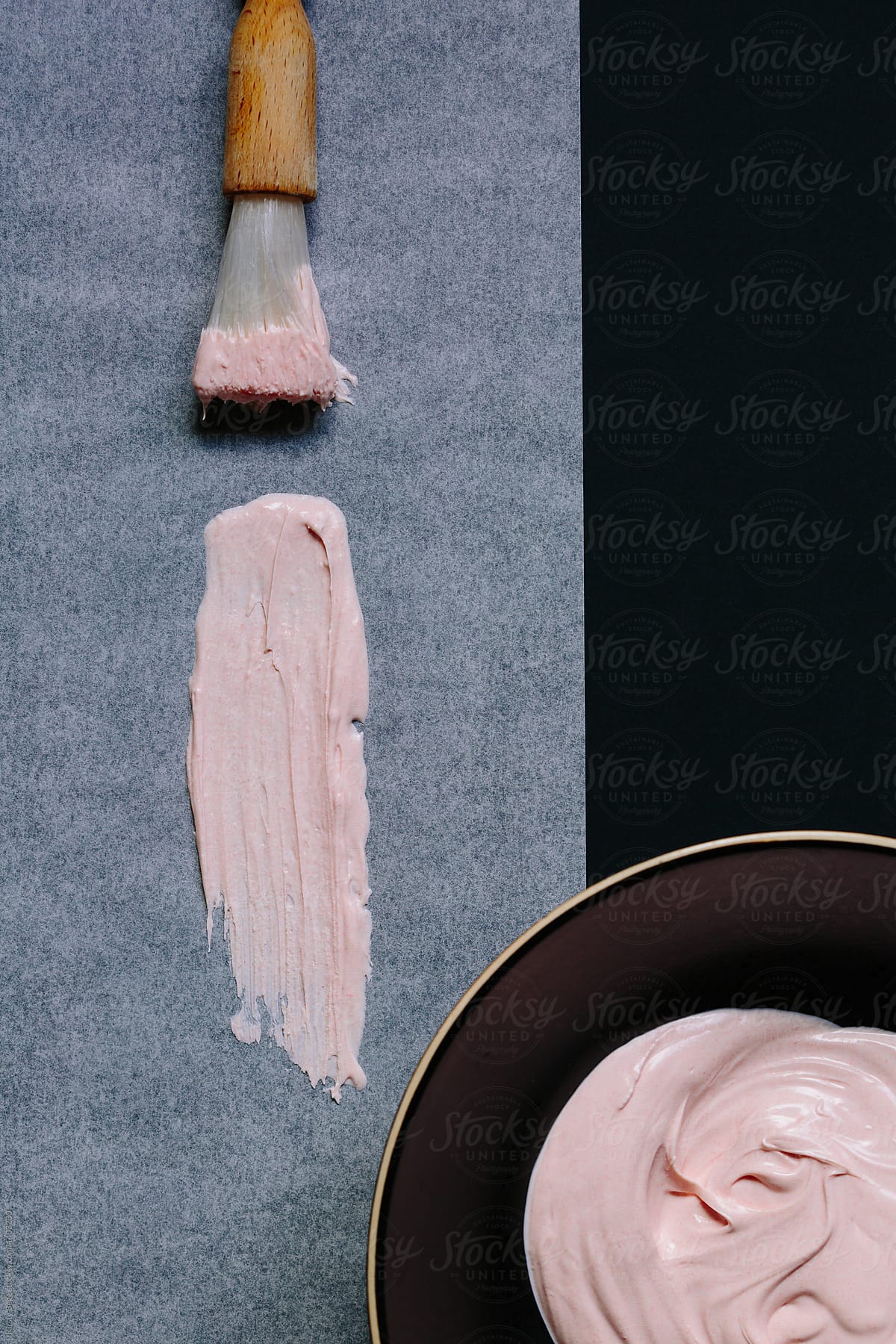 "Making Brushstroke Cake Decorations" by Stocksy Contributor "Kirsty ...