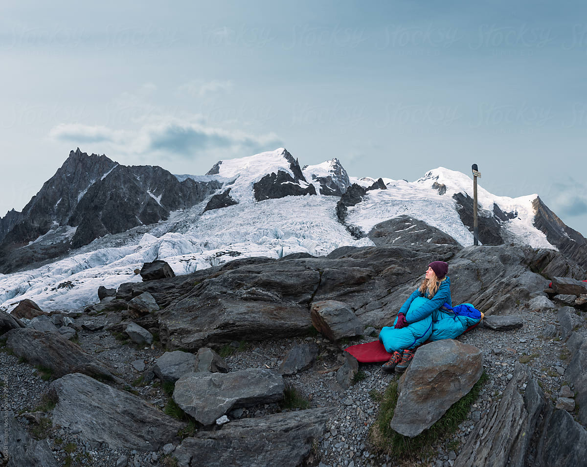 "Woman Sleeping Outdoors" by Stocksy Contributor "Ibex.media" - Stocksy