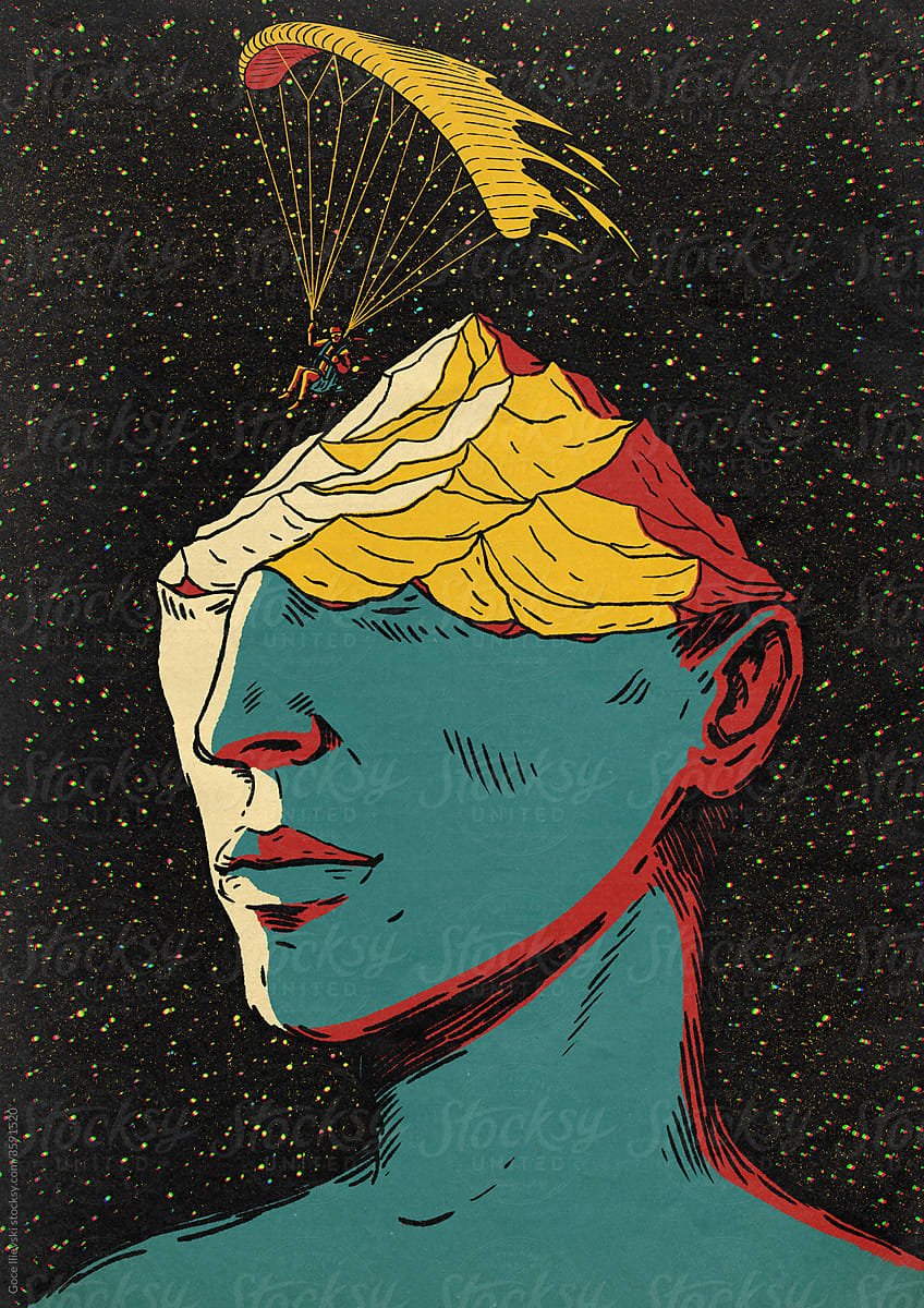 "Stars Thoughts And Dreams Illustration" by Stocksy Contributor "Goce ...