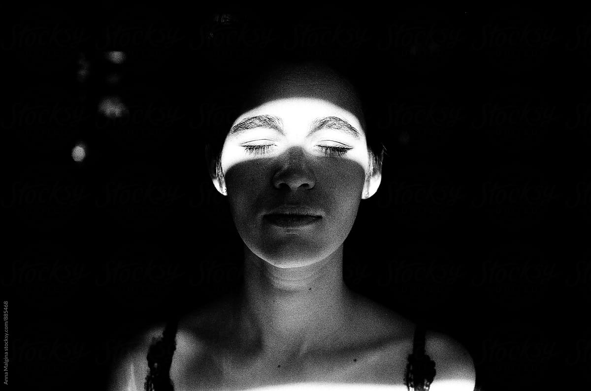 "Dreamy Young Woman In Shadow" by Stocksy Contributor "Anna Malgina ...
