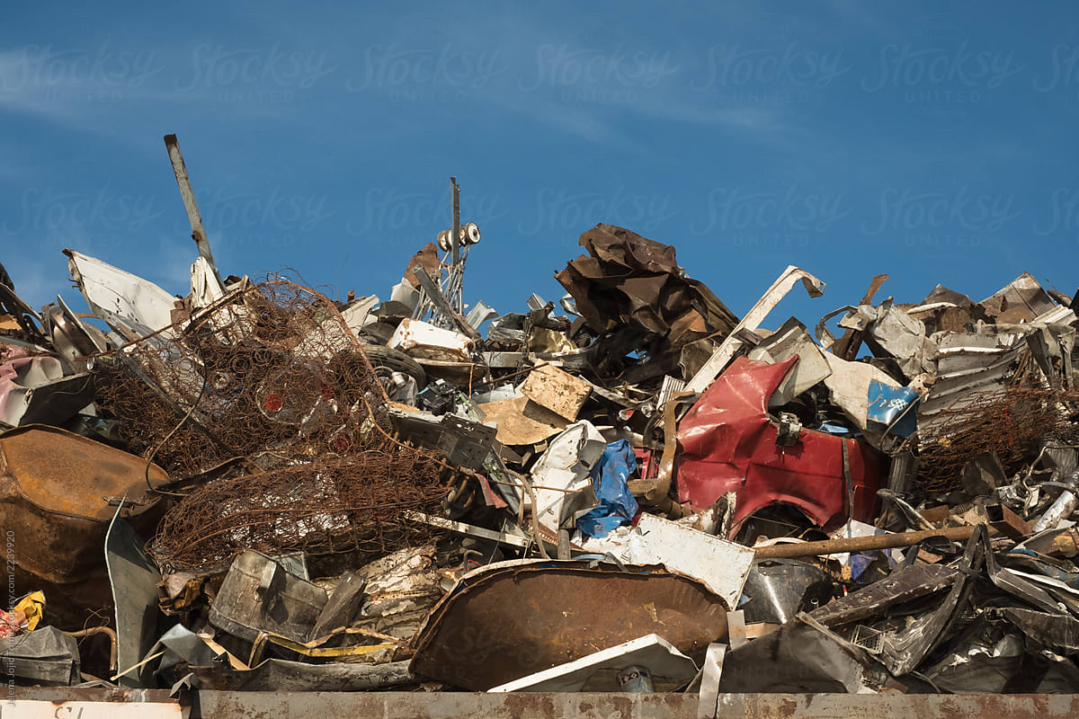 "Heap Of Scrap Metal" by Stocksy Contributor "Jelena Jojic Tomic" - Stocksy