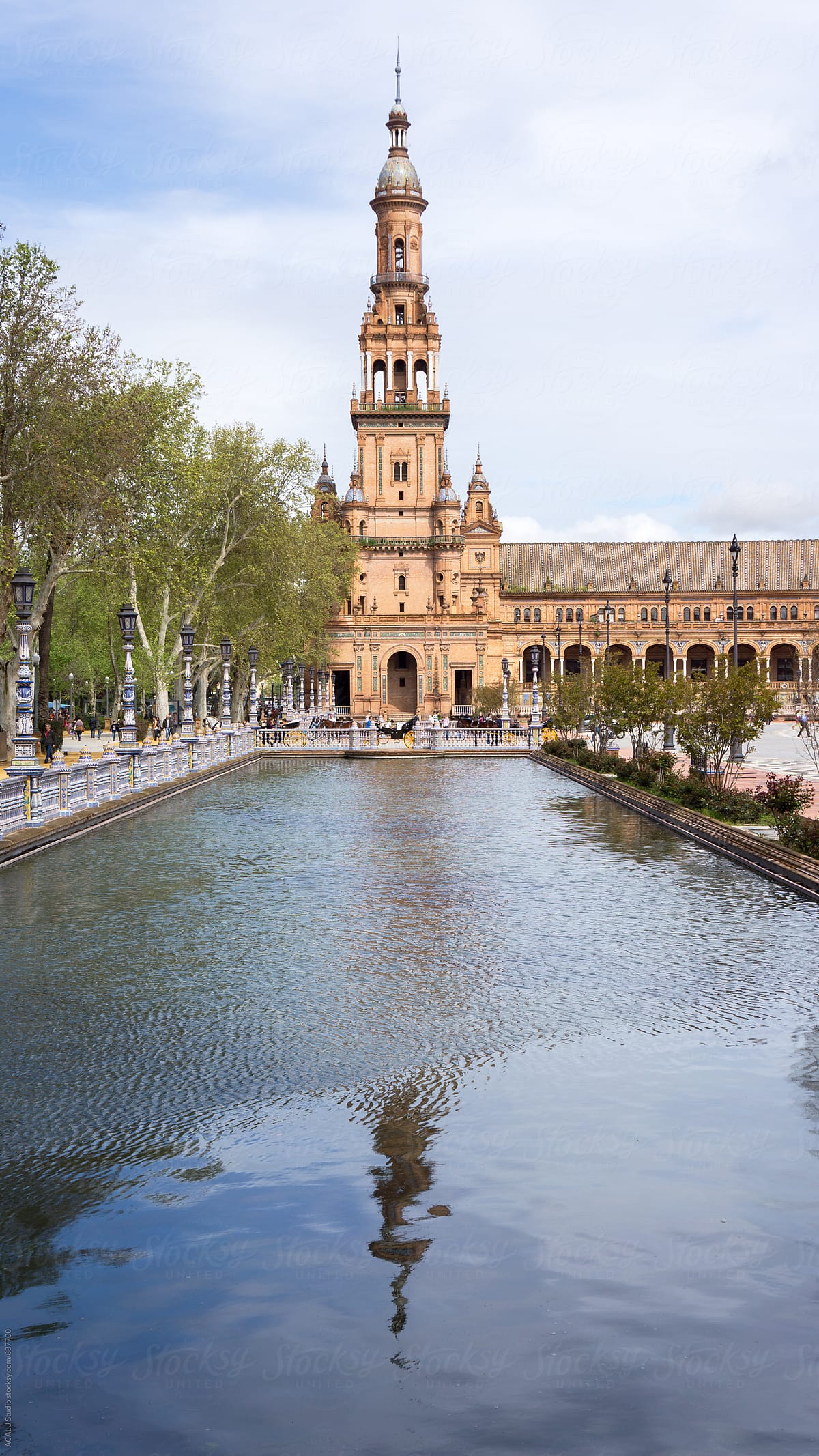 "Monument In Seville City" by Stocksy Contributor "ACALU Studio" - Stocksy