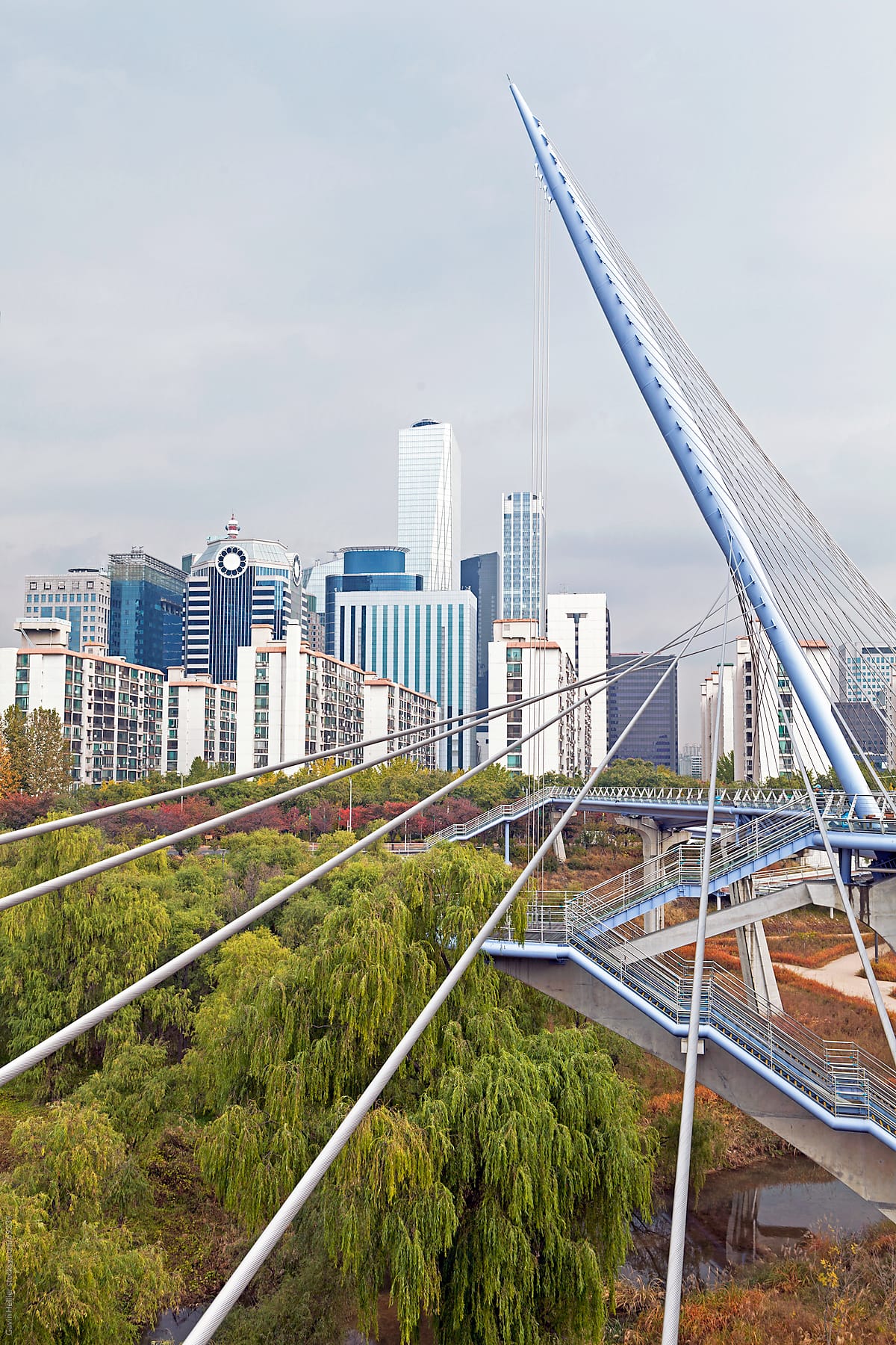 "Seoul Cityscape With Bridge, Yeoui-do, Yeongdeungpo-gu, Seoul, Korea ...
