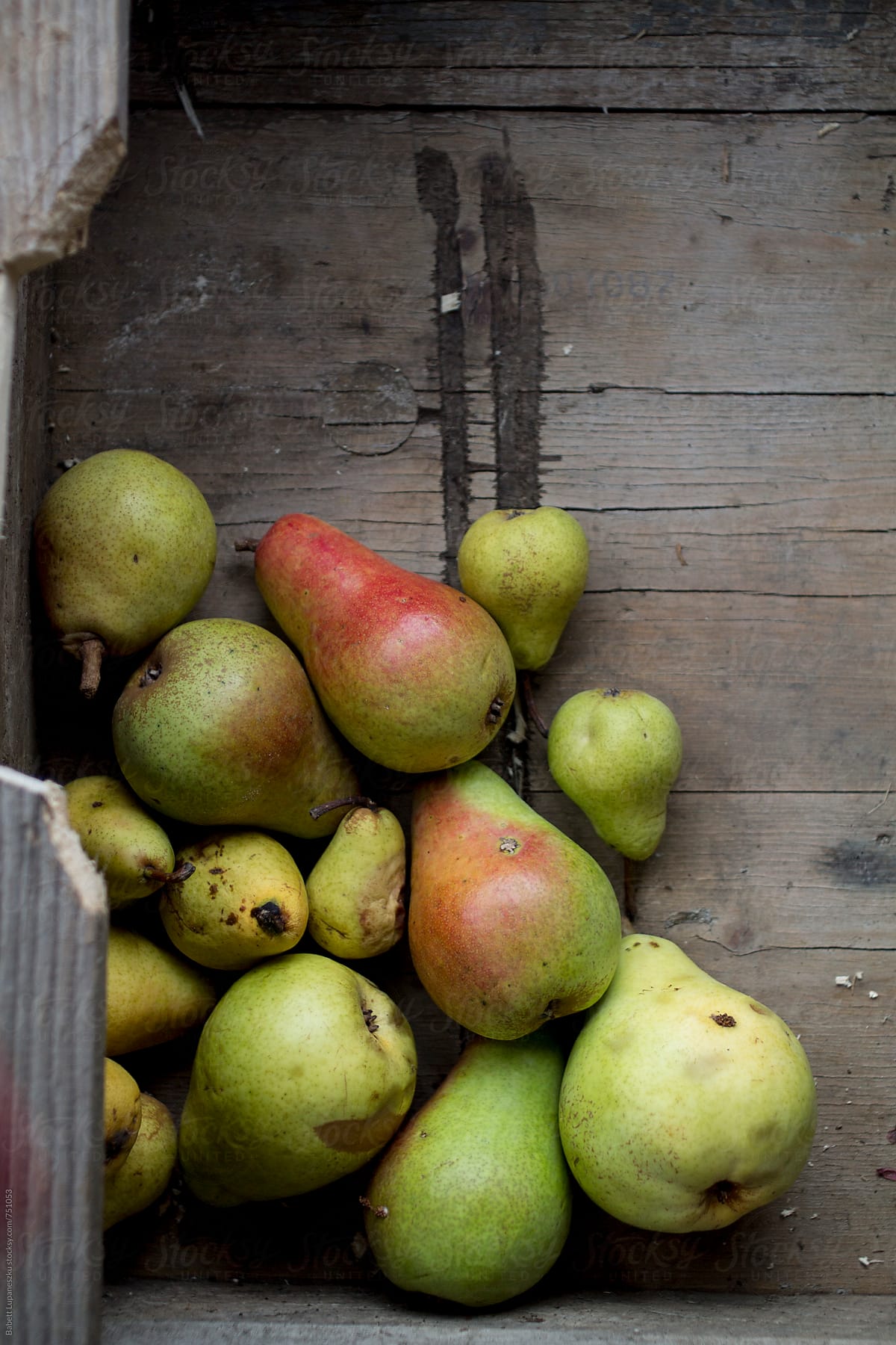 "Organic Pears In The Crate" by Stocksy Contributor "Babett Lupaneszku ...
