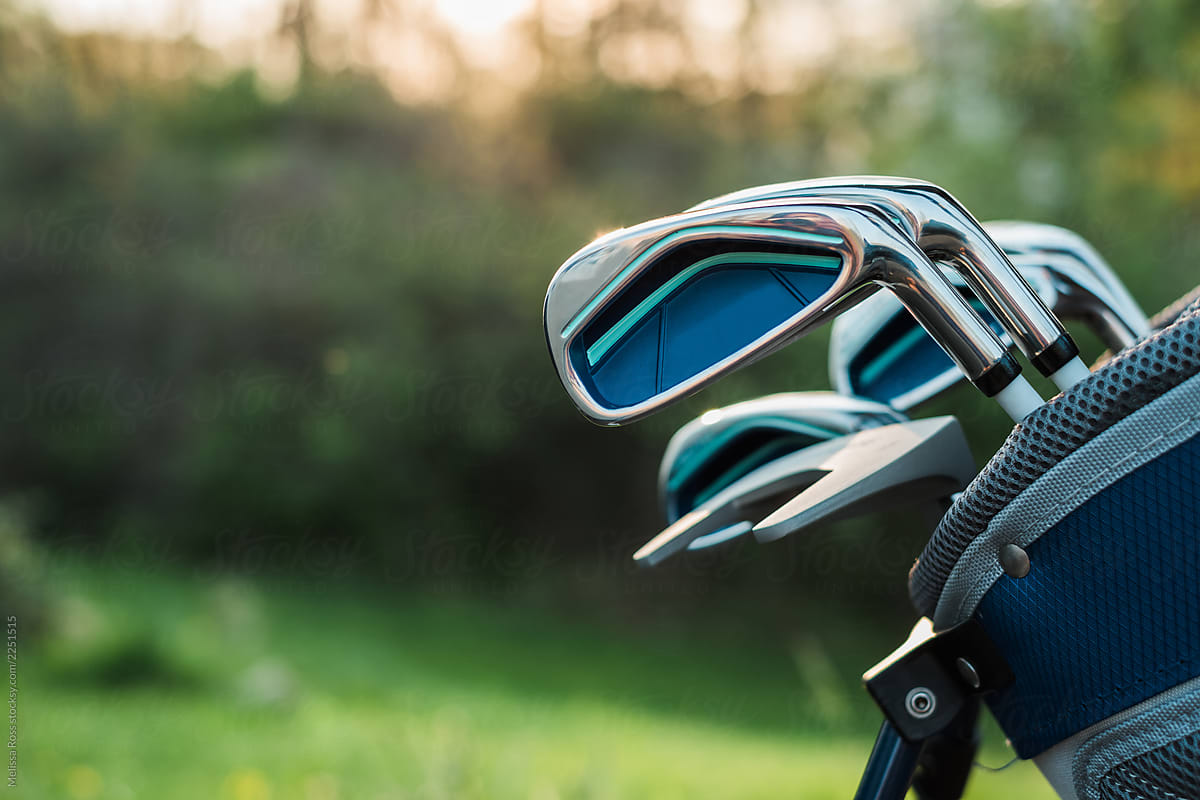 "Close-up Of Golf Clubs." by Stocksy Contributor "Melissa Ross" - Stocksy