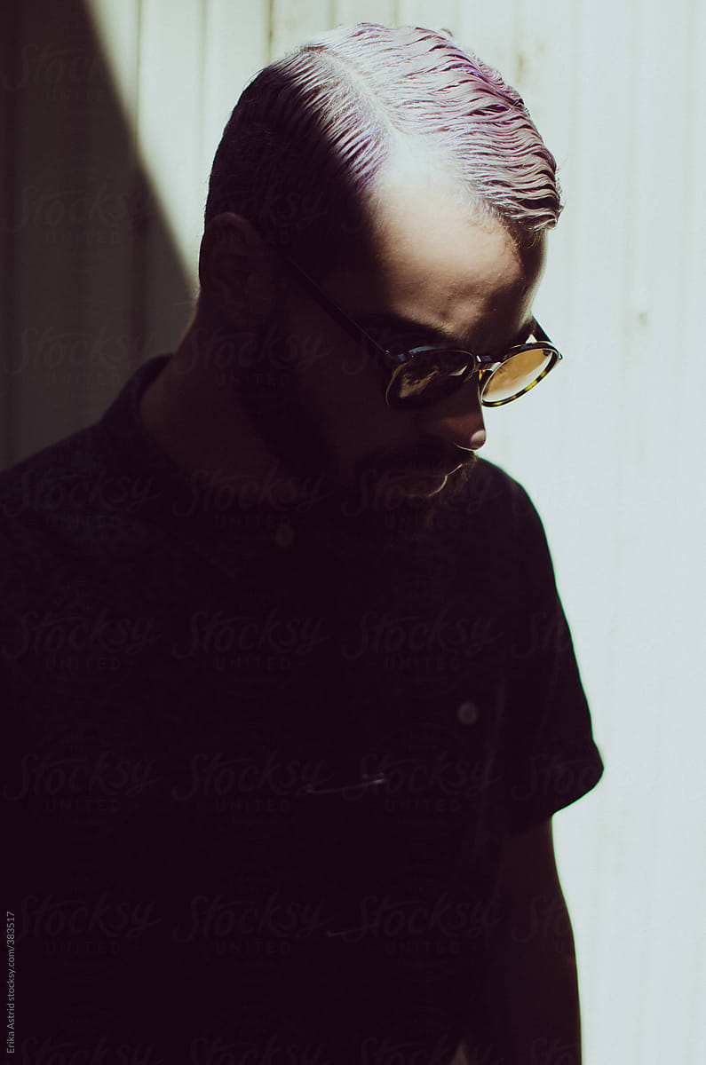 "Man In Leopard Shirt And Sunglasses" by Stocksy Contributor "Erika ...