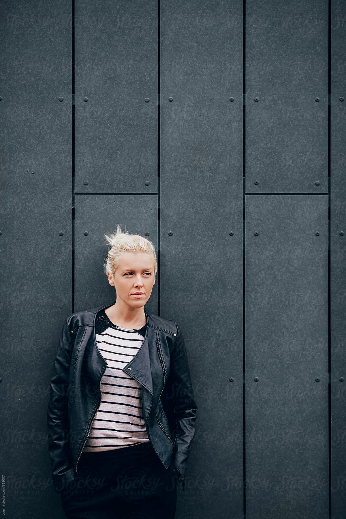 "Portrait Of A Cool Blonde Woman" by Stocksy Contributor "Lumina" - Stocksy
