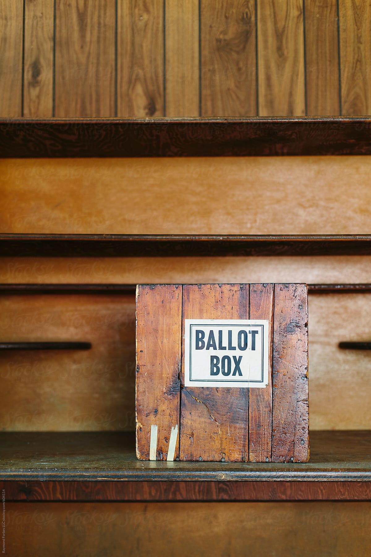 "Ballot Box For Electon" by Stocksy Contributor "Raymond Forbes LLC ...