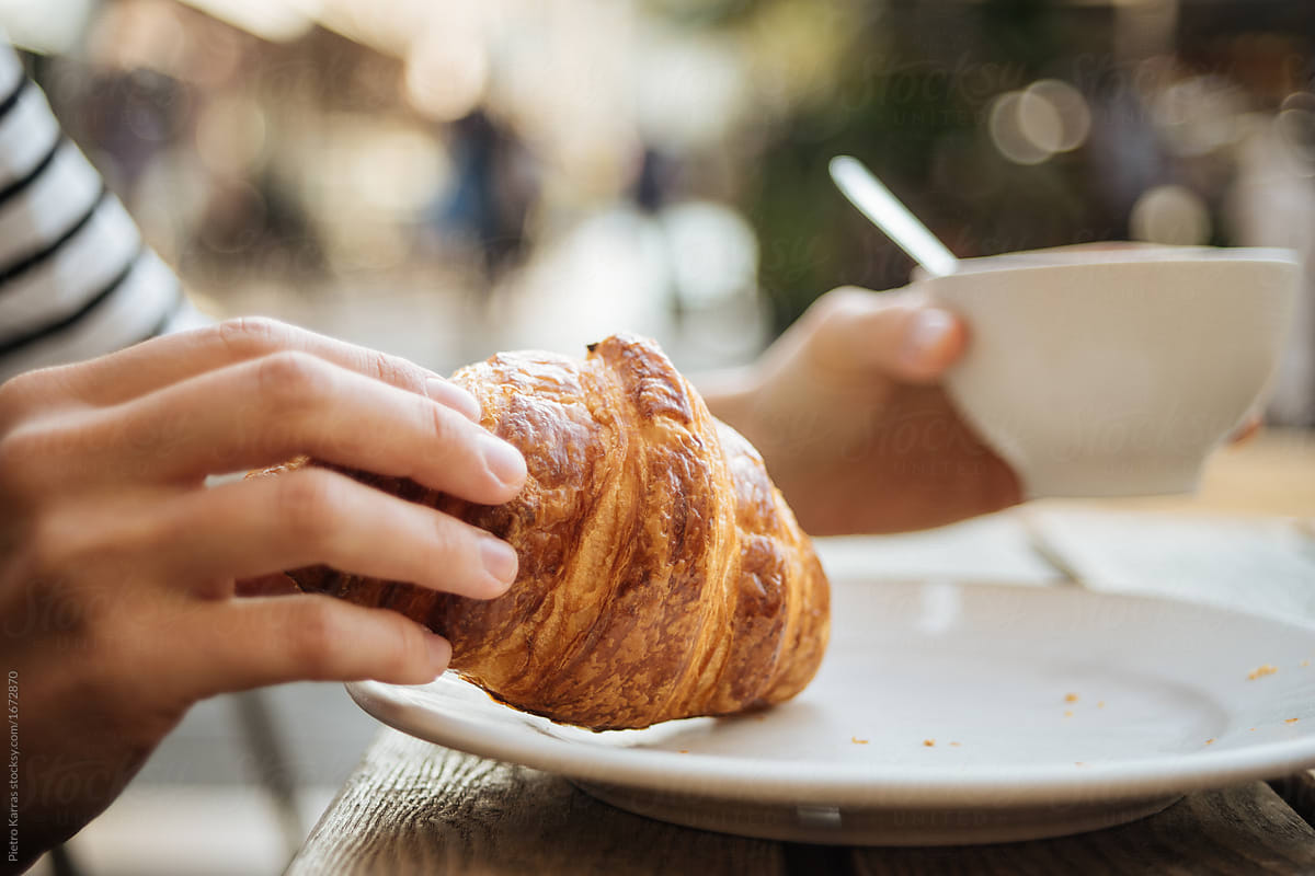 "Morning Breakfast With Croissant" by Stocksy Contributor "Pietro ...