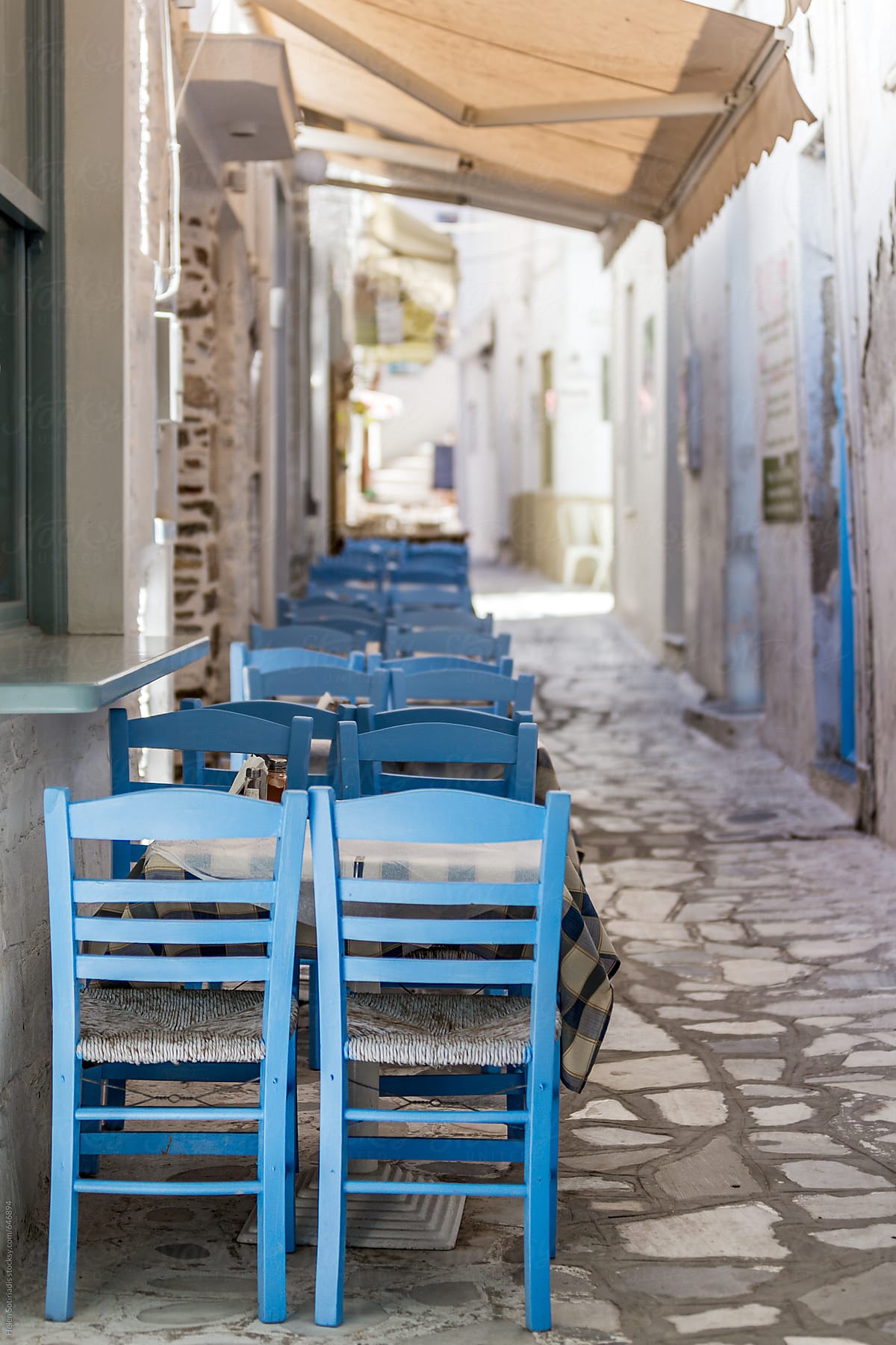"Outdoor Greek Restaurant" by Stocksy Contributor "Helen Sotiriadis ...