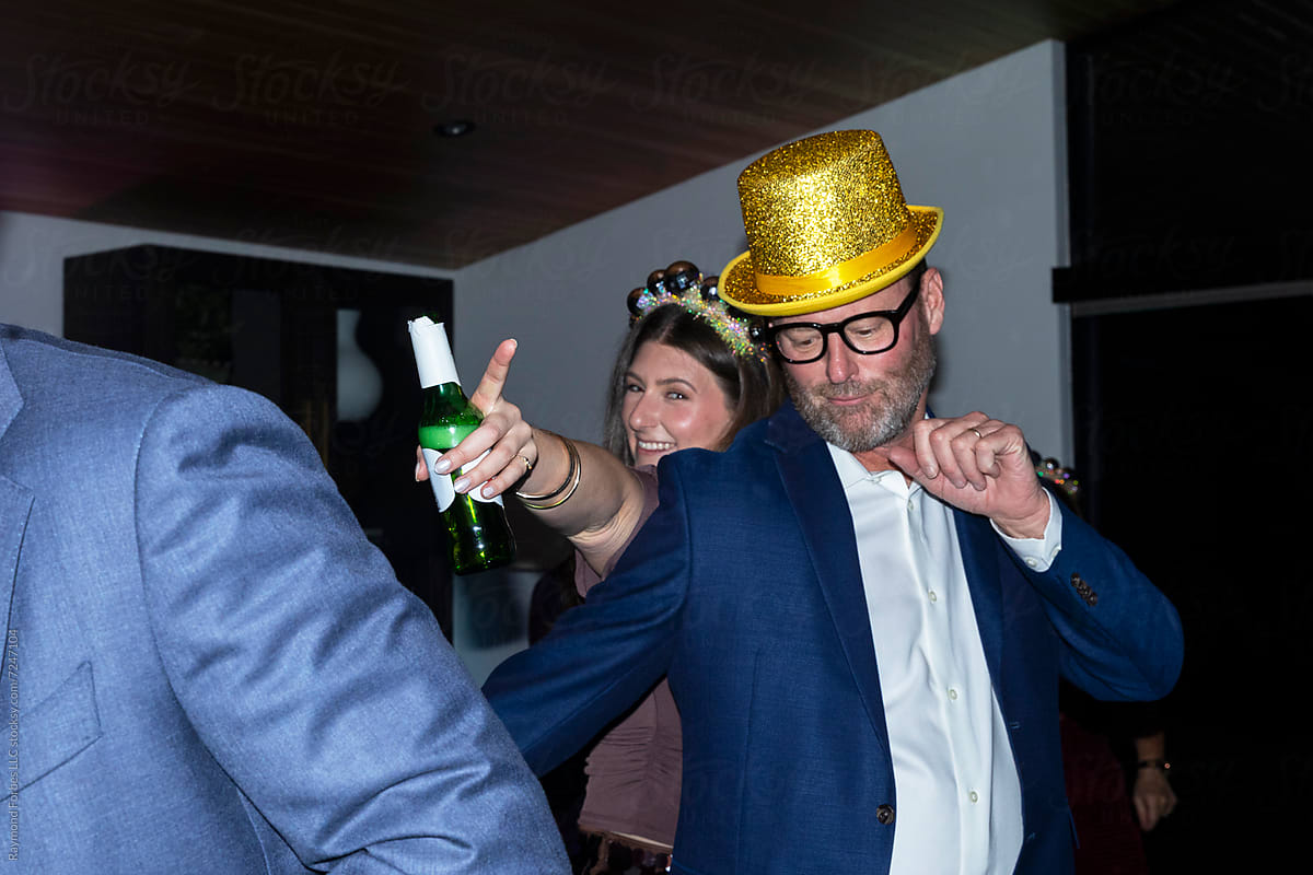 "UGC Friends Fun Dancing At New Year Party" by Stocksy Contributor ...