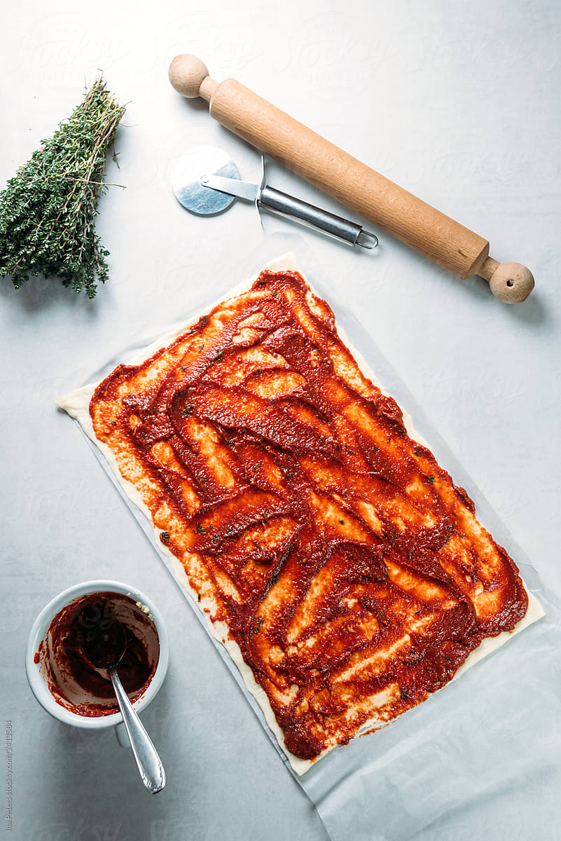 "Food: Homemade Pizza Twister" by Stocksy Contributor "Ina Peters ...