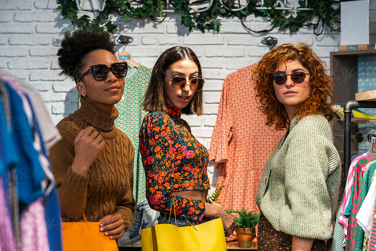 "Inclusive Friends Exploring Sustainable Fashion And Style Together" by ...