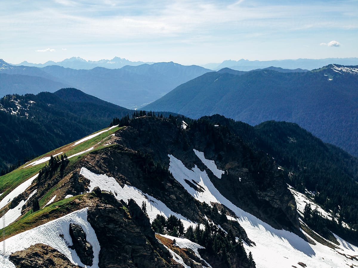 "Cascade Mountains From Green Mountain, WA, USA" by Stocksy Contributor ...