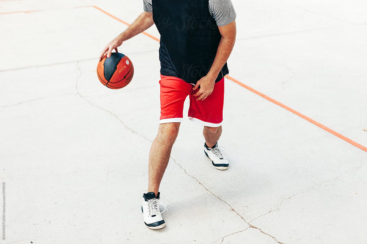 "Cropped View Of A Basketball Player." by Stocksy Contributor ...