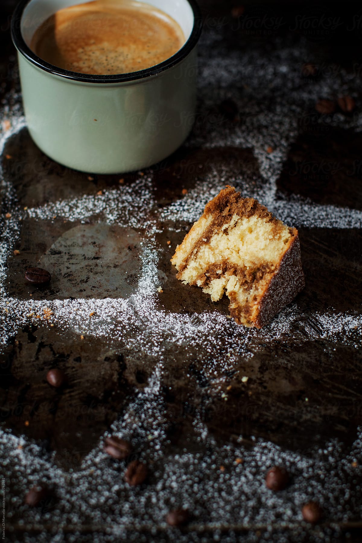 "Marbled Coffee Cake" by Stocksy Contributor "Federica Di Marcello ...