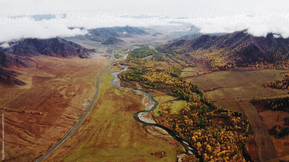 "Mountain Valley In Bright Fall Colours" by Stocksy Contributor "Olga ...