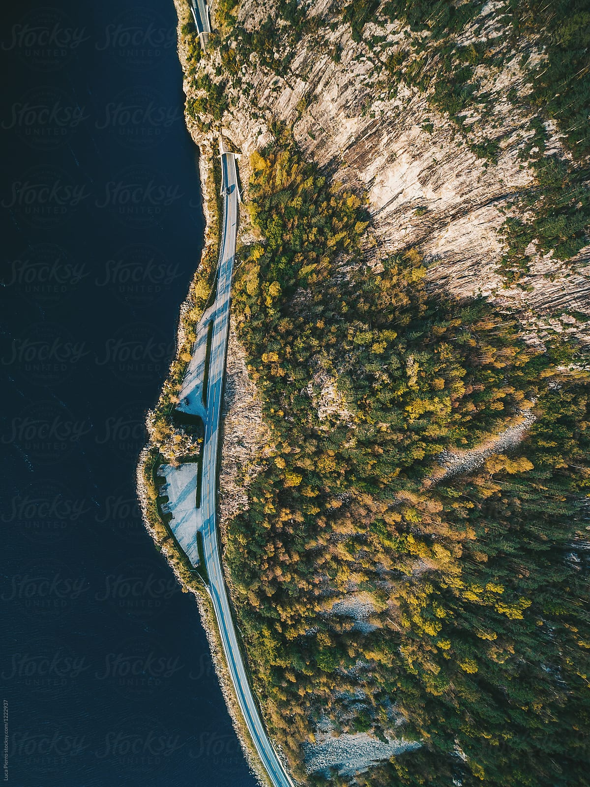 "Aerial View Of A Road Along The Seashore" by Stocksy Contributor "Sky ...