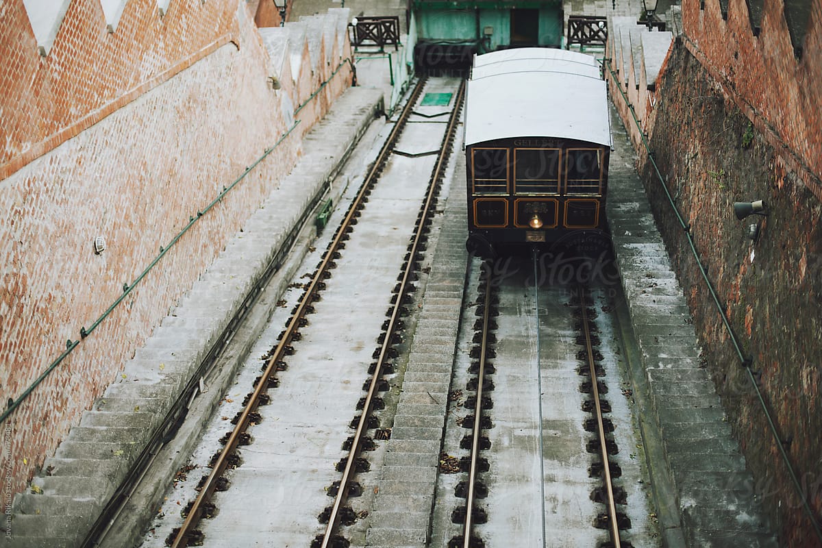 "Old Budapest Funicular" by Stocksy Contributor "Jovana Rikalo" - Stocksy