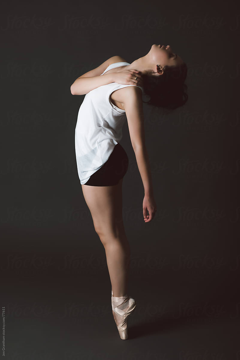 "Studio Portrait Of Female Dancer" by Stocksy Contributor "Jen Grantham ...
