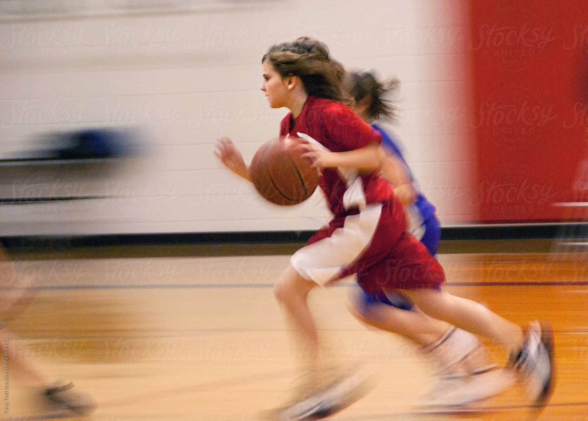 "Blurred Image Of Basketball Player" by Stocksy Contributor "Tana Teel ...